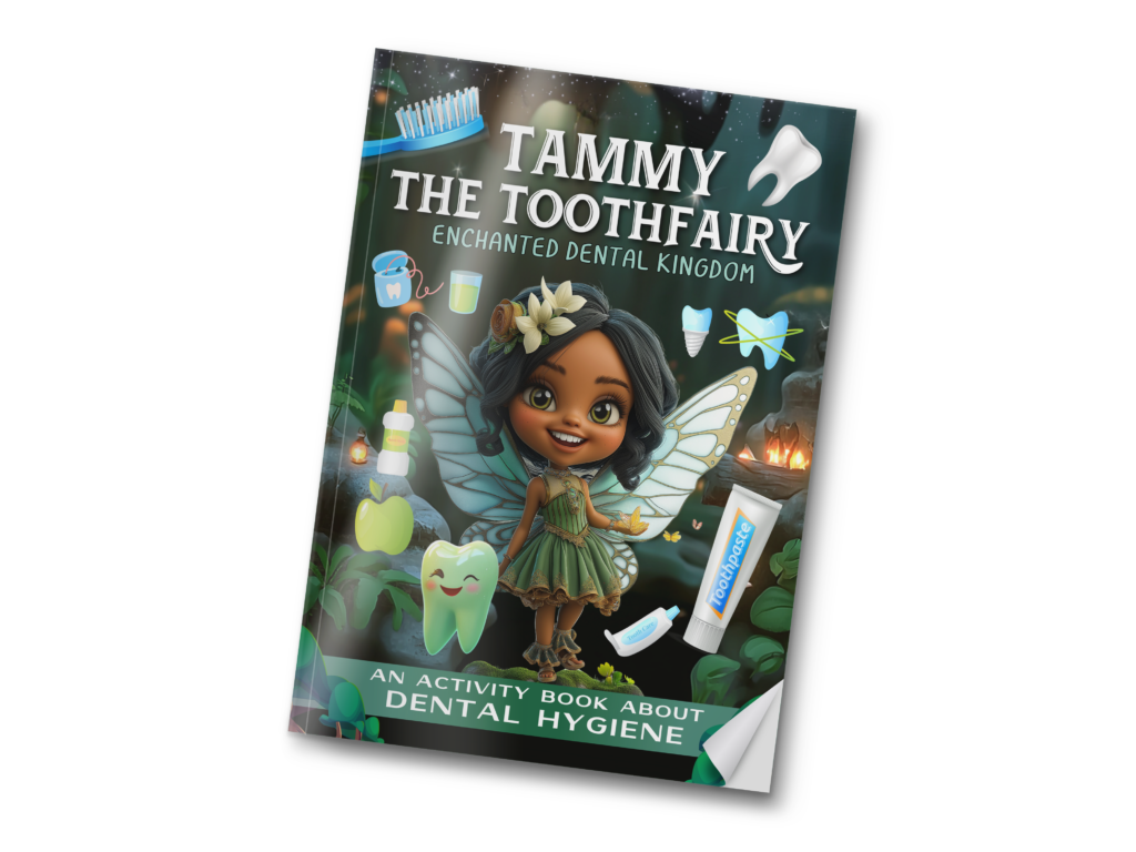 Tooth Fairy & Dental Hygiene Activity Book for Kids - Tammy